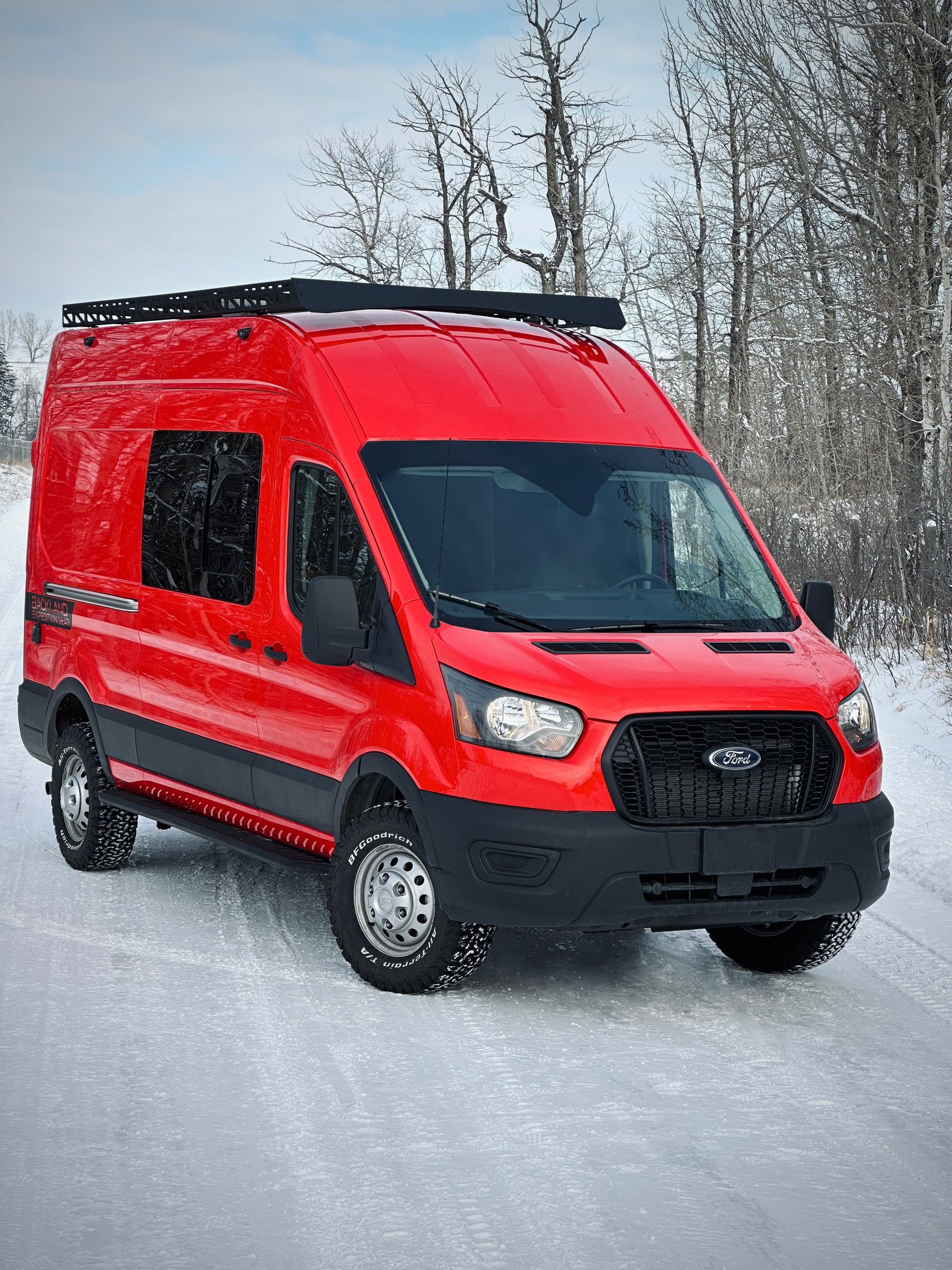 Ford Transit Side Steps - APEX Series | Backland Expedition Gear