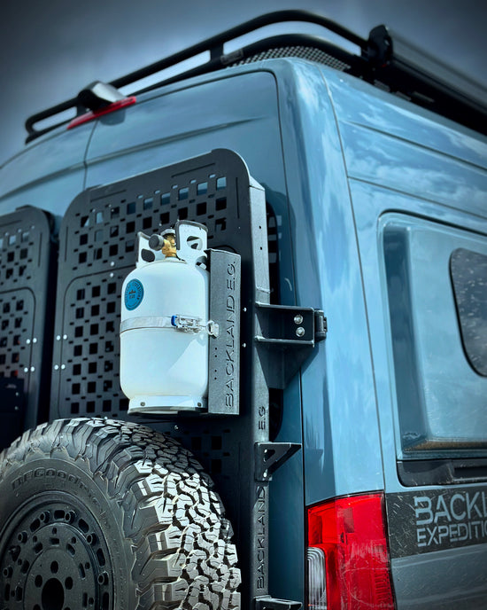 Sprinter Rear Door Ladder Alternative- OX Carrier Steps | Backland ...