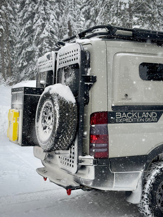 Sprinter Rear Door Storage: OX Rear Door Carrier System | Backland ...