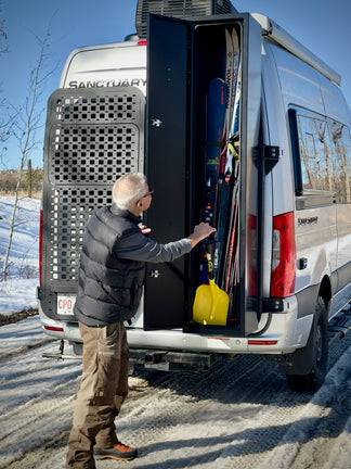 Sprinter Van Ski & Snowboard Storage- Ox Ski & Board Box | Backland ...