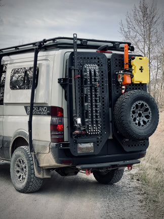 Sprinter Rear Door Storage: OX Rear Door Carrier System | Backland ...