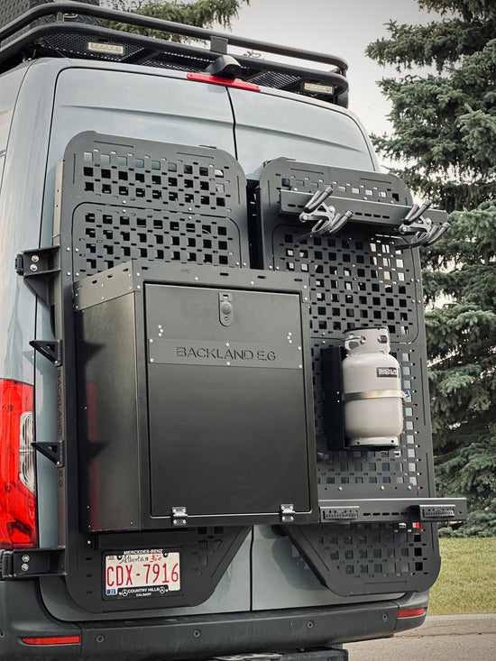 Sprinter Rear Door Ladder Alternative- OX Carrier Steps | Backland ...