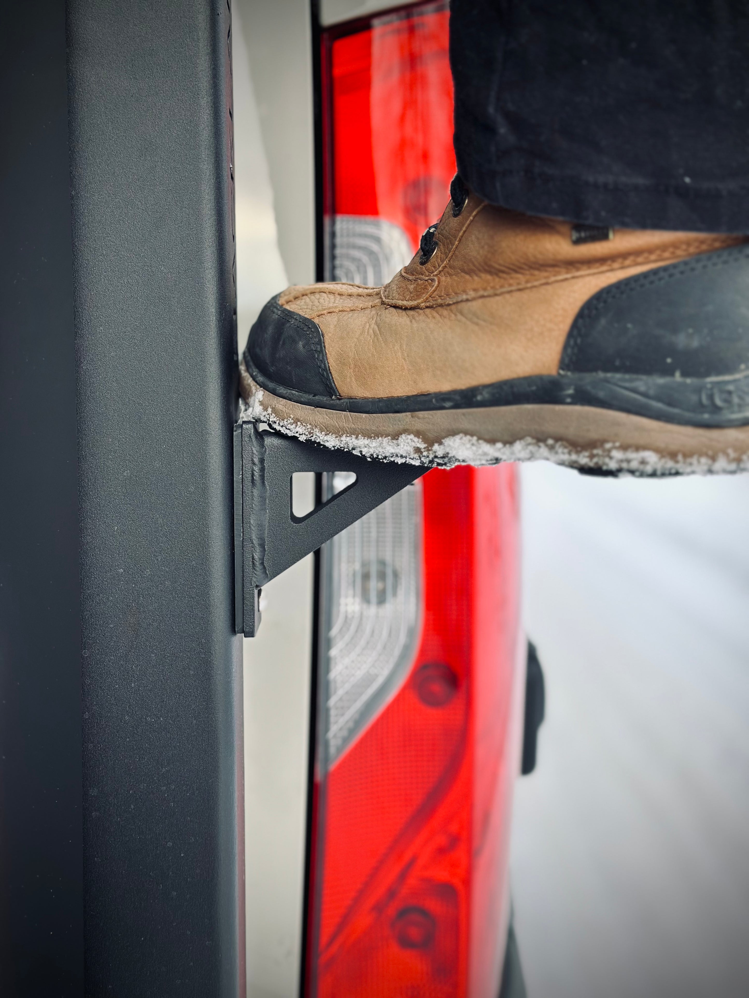 Sprinter Rear Door Ladder Alternative- OX Carrier Steps | Backland ...