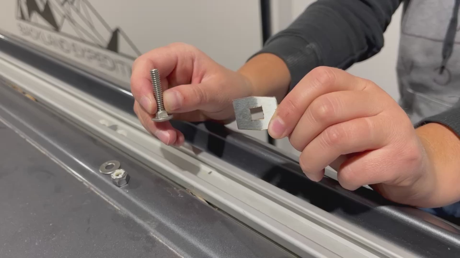 BACKLAND - Roof Rail Drop-In Insert Kit | Backland Expedition Gear